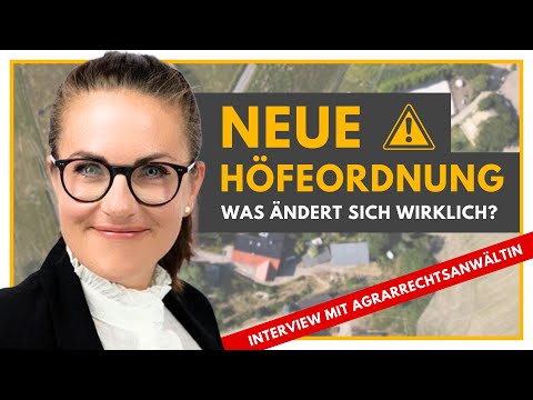 NEUE HÖFEORDNUNG 2025 – Das musst DU jetzt wissen! | Expertentalk Rechtsanwältin Jana Niederhäuser