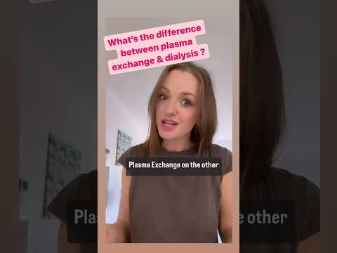 Plasma exchange vs dialysis