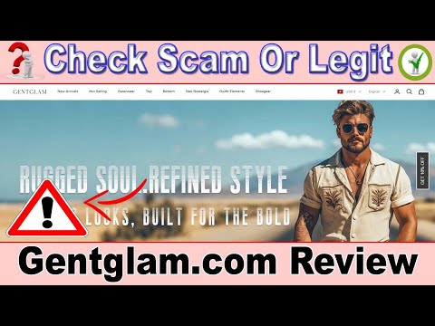 GentGlam.com Review ⚠️ Stylish Menswear or Scam Store? | Online Scam Advisor Exposes the Truth