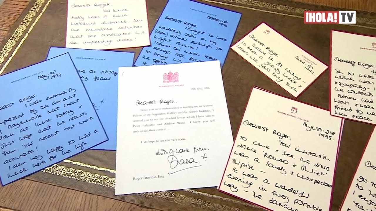 Cartas nunca antes vistas escritas por la princesa Diana son subastadas | ¡HOLA! TV