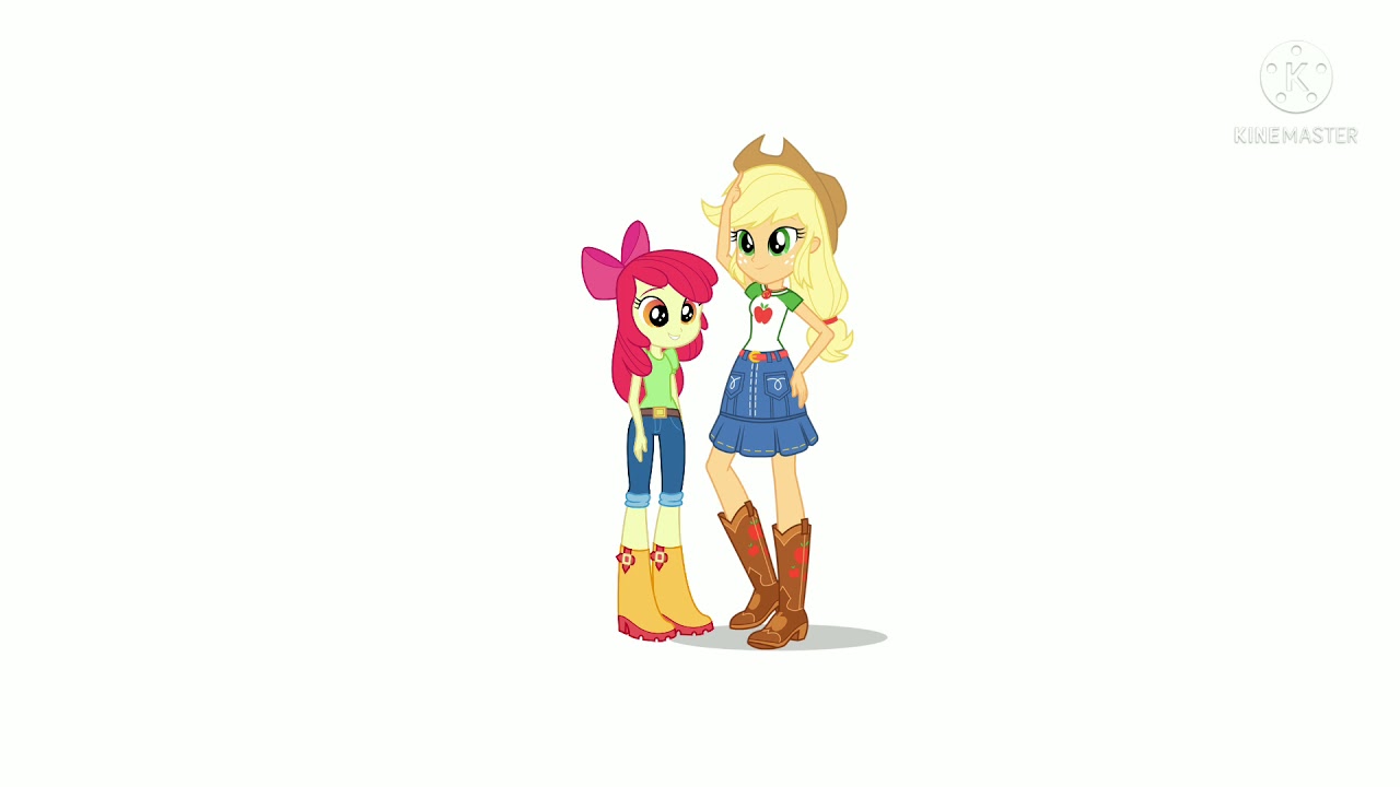 Applejack & Apple Bloom Human Version