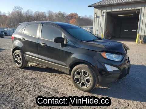 VIN: MAJ3S2FE1LC339820 - 2020 Ford Ecosport- S