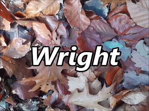 WRIGHT as Family Name Meaning and Origin