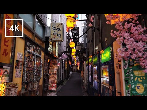 Walk Around Shinjuku Tokyo [4K] Omoide Yokocho Street