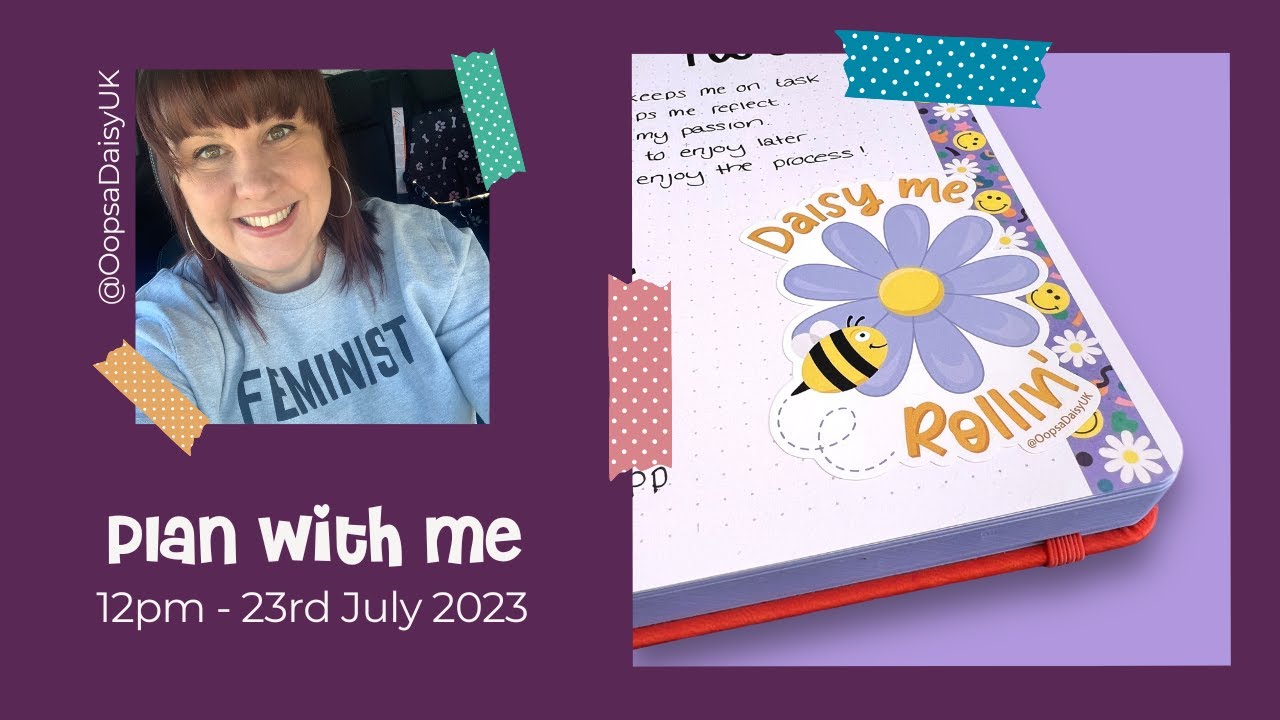 Plan With Me - Oops a Daisy - Let's Create a Fun Journal Spread