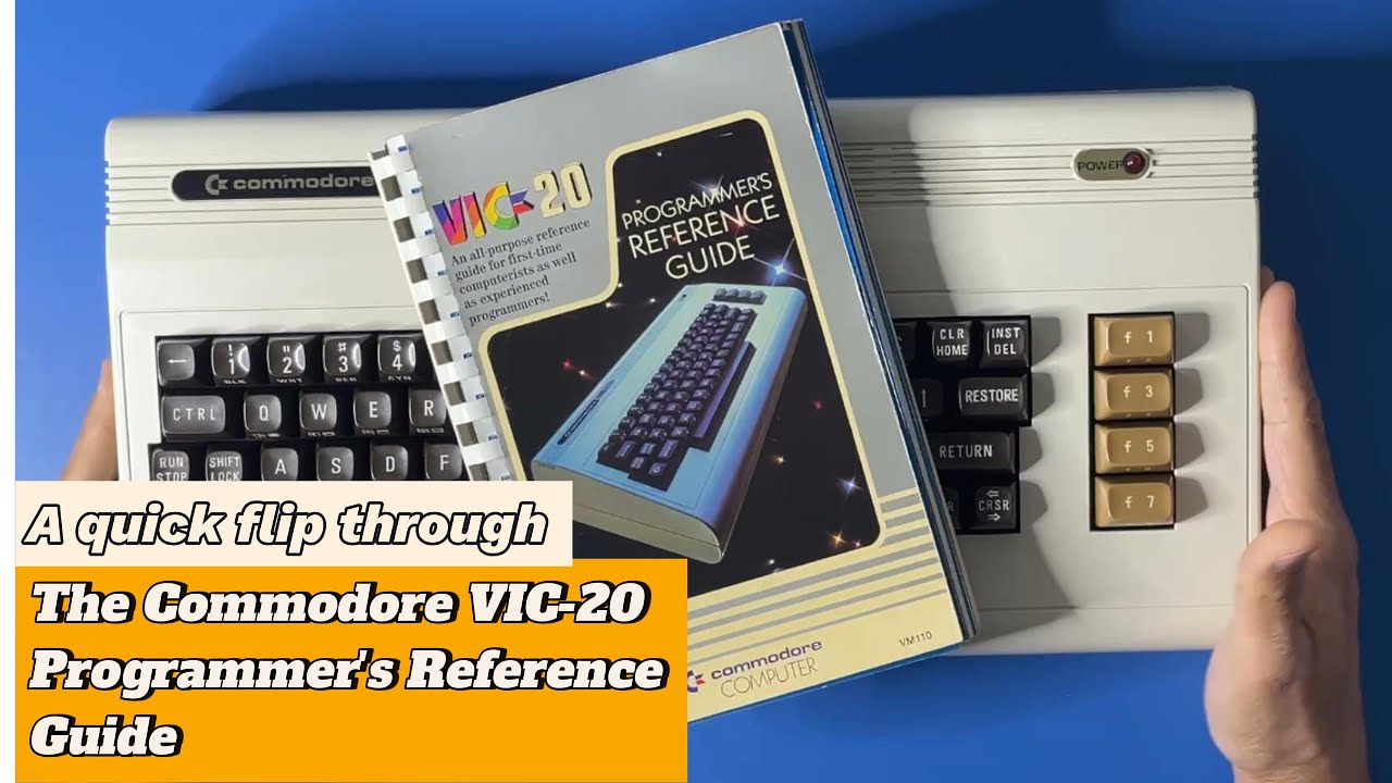 A quick flip through the Commodore VIC-20 Programmer's Reference Guide from 1982