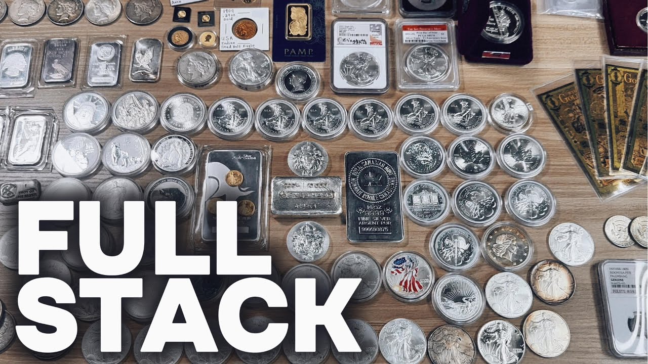 Full Silver And Gold Stack: 1 YEAR OF STACKING!!