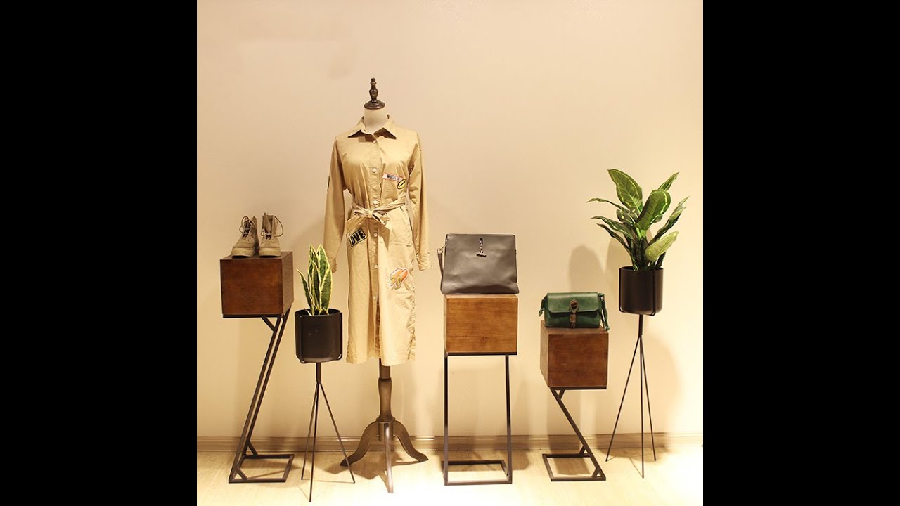 Clothing store decoration design window display props display rack