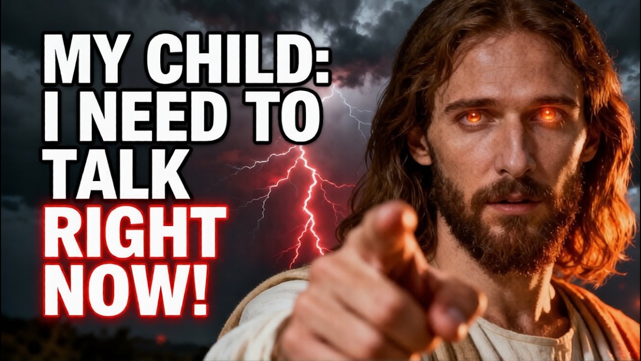 GOD SAYS;- STOP EVERYTHING MY CHILD I NEED TO TALK... | GOD'S MESSAGE FOR YOU TODAY