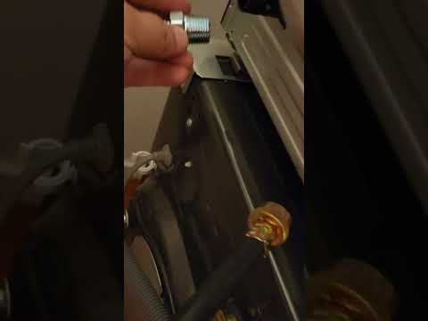 How to connect gas line to new dryer Mind blown save a trip to home depot