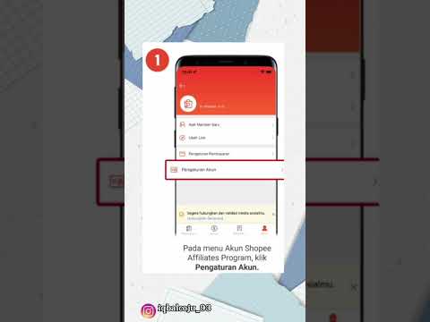 CARA VALIDASI AKUN MEDIA SOSIAL SHOPEE AFFILIATES