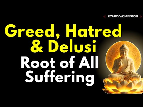 Why Greed, Hatred, and Delusion Are the Root of All Suffering | Buddhist Teachings Explained