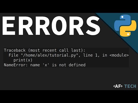 How Read ANY Error - Python Traceback Errors