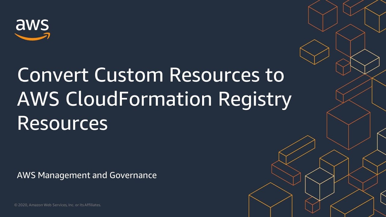 Convert Custom Resources to AWS CloudFormation Registry Resources