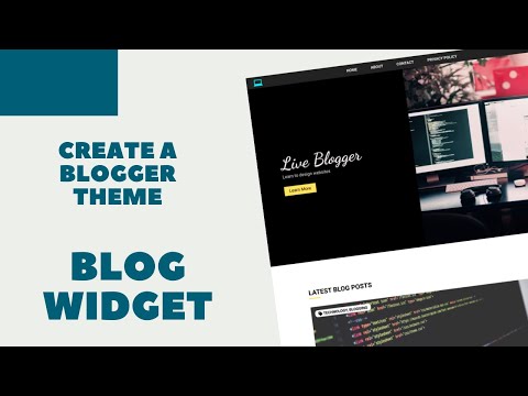 Create A Blogger Template From Scratch - Blog Widget (Part 1)