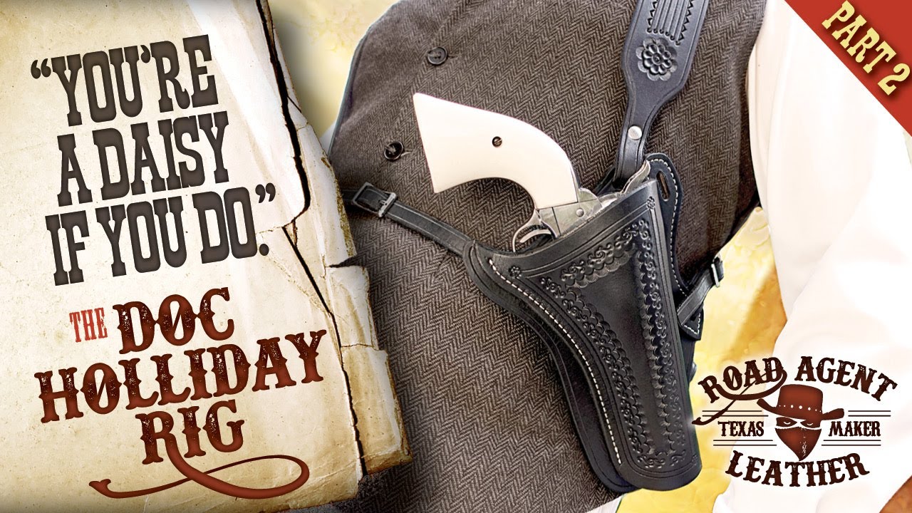 Making Doc Holliday / Val Kilmer's Shoulder Holster from 1993's 