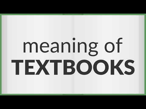 Textbooks | meaning of Textbooks