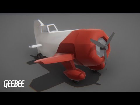 Steam Community :: Video :: Gee Bee Racer Plane - Low Poly Game Asset