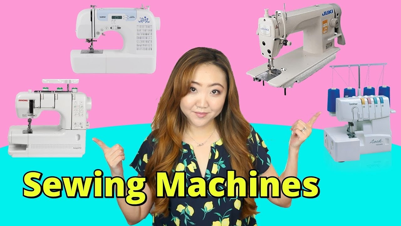 Sewing Machine Types Explained | Domestic, Serger, Coverstitch, Embroidery