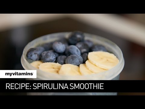 How to make a Healthy Spirulina Smoothie with Adam Barrett myvitamins™ Ambassador