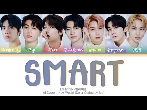 |AI COVER| HOW WOULD ENHYPEN SING 'SMART' BY LE SSERAFIM (Color Coded Lyrics)