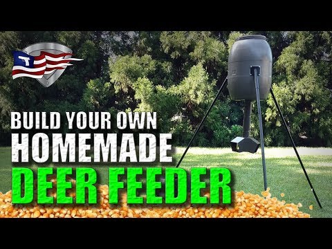 21 Homemade Deer Feeder Plans You Can Make On A Small Budget – The Self ...