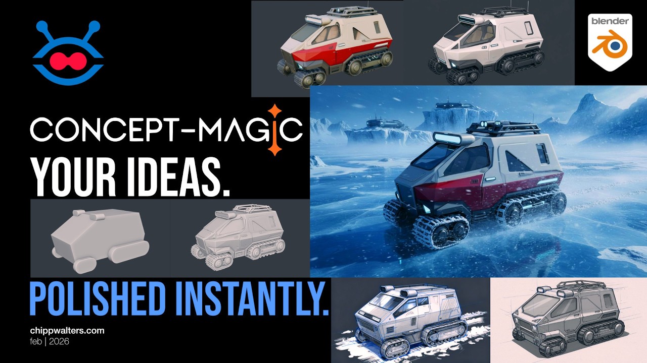 Concept Magic Quick Start: Themed Renders & Camera Compositions