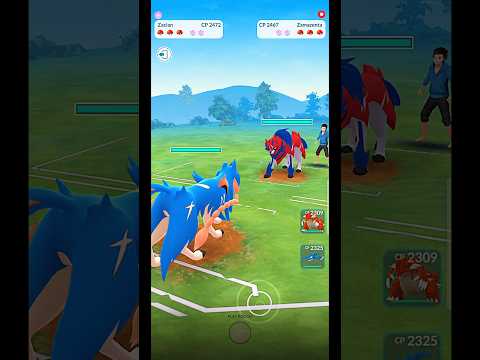 Zacian V/S Zamazenta PVP Legendary Fight in #pokemongo