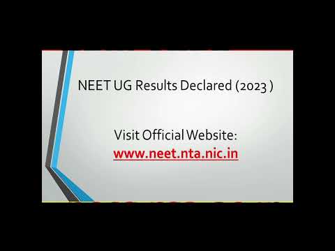 NEET RESULT DECLARED | LATEST UPDATE 2023 | neet.nta.nic.in | #shorts #shortsviral