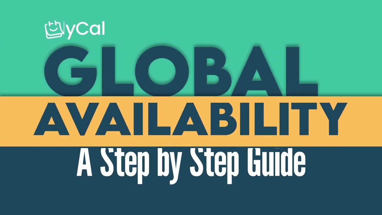 Master TidyCal's Global Availability Feature: Simplify Your Scheduling and Avoid Conflicts