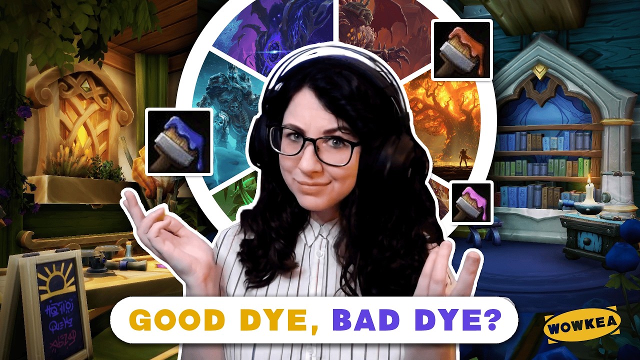 Let's Learn Color Theory with WoW Housing Dyes