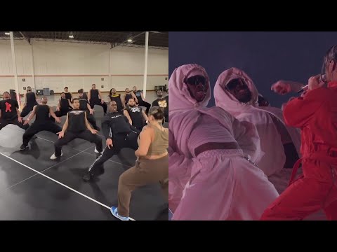 'Rihanna - Work' (Rehearsal vs Live) | Super Bowl LVII Halftime Show