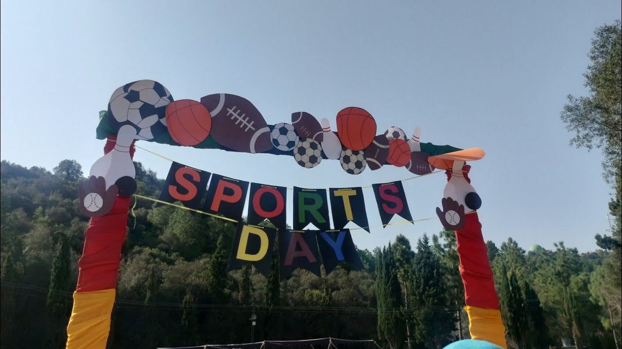 Sports Day gate decorations