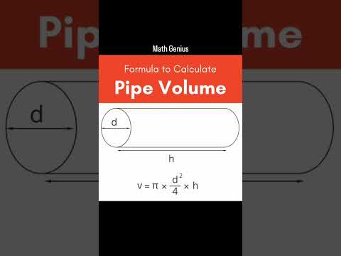 Formula To Calculate Pipe Volume (Math Genius)