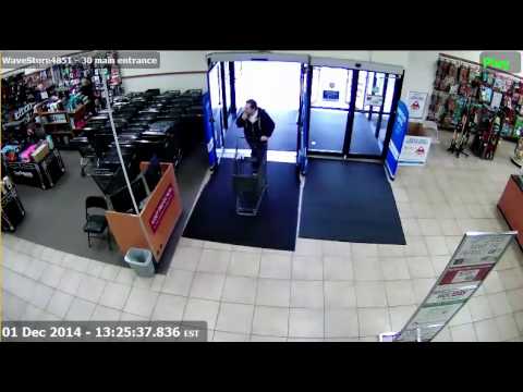 Burlington Coat Factory Surveillance Video 12-1-14