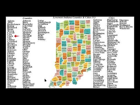 Using Indiana Counties Interactive Map