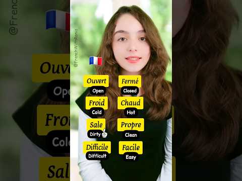 8 Handy French Adjectives #frenchlanguage #learnfrench