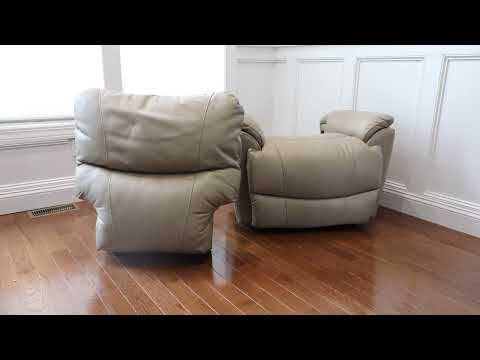 LaZBoy Trouper Leather Manual Rocker Recliner
