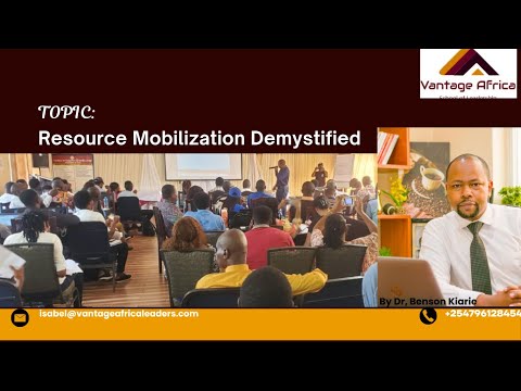 Resource Mobilization Demystified