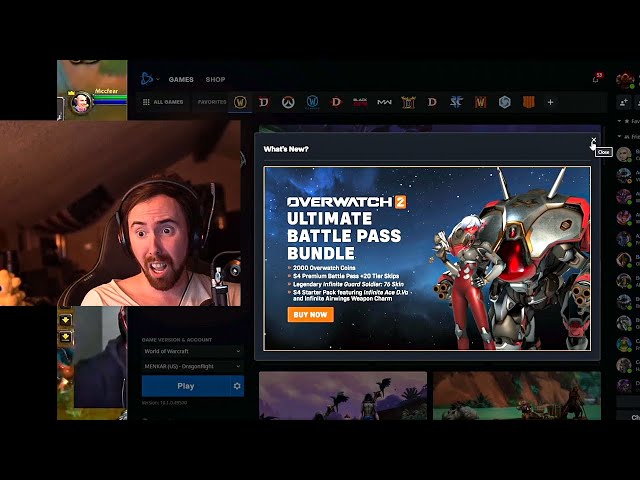 "Oh my god!": Asmongold mocks Blizzard for Overwatch 2 Ultimate Battle ...
