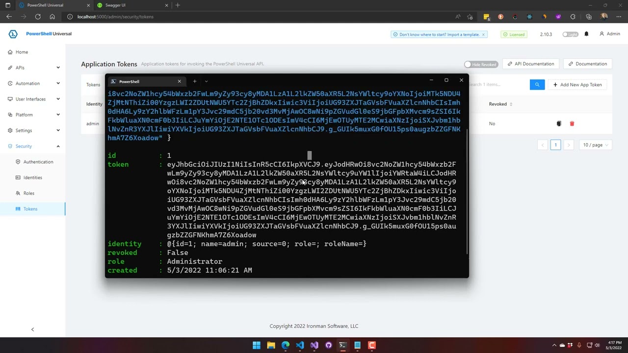 PowerShell Universal Training - Development - PowerShell module and Management API