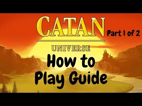 The Settlers of Catan Board Game - How to Play Online Tutorial/Walkthrough Part 1 of 2