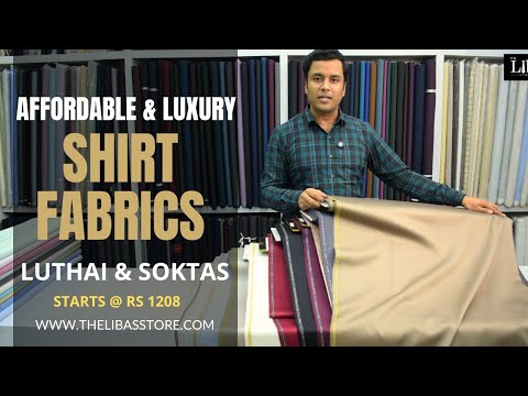Affordable & Luxury Best Giza Cotton Formal & Casual Solids Shirt Fabrics | Luthai & Soktas