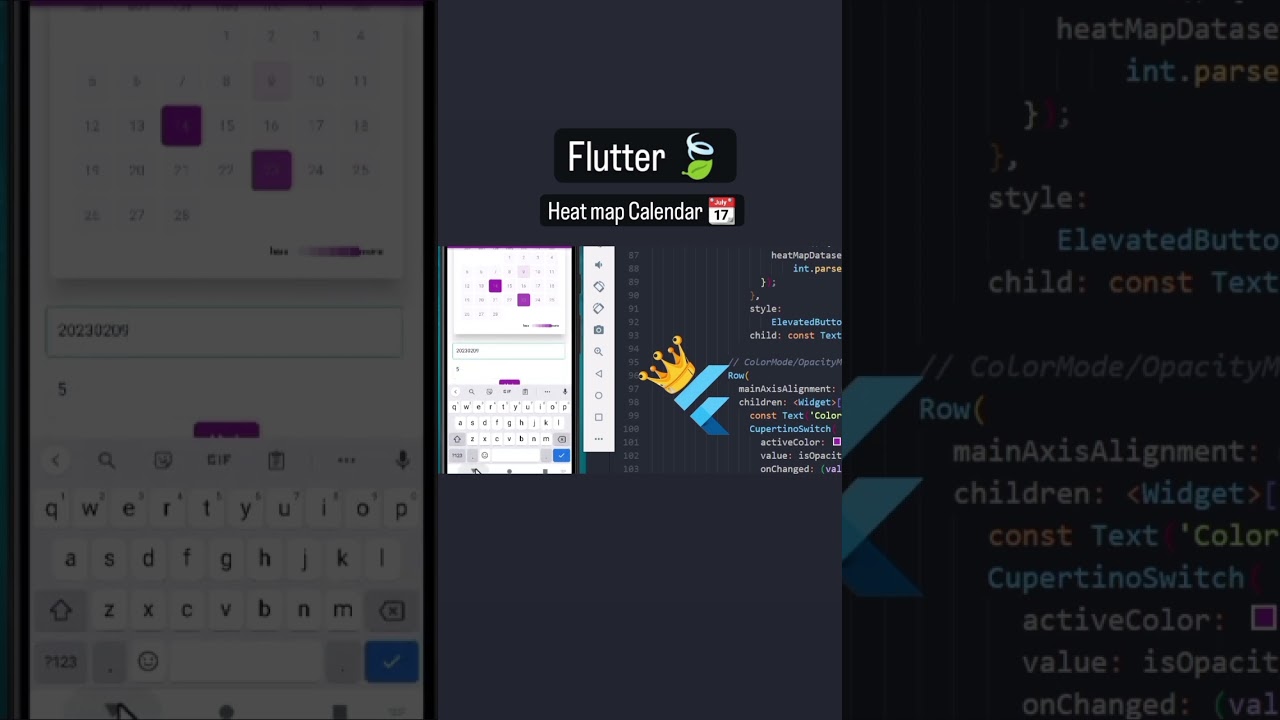 HeatMap Calendar ~FLUTTER Inspired by GitHub contribution chart which includes traditional mode.