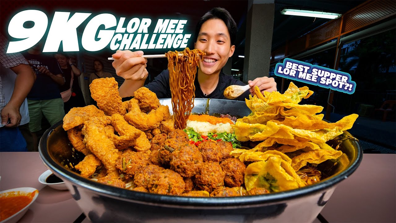 INSANE 9KG LOR MEE CHALLENGE! | BEST Supper Spot for Lor Mee?!