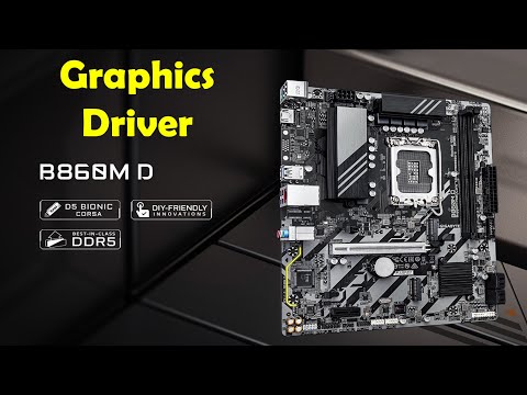 Install VGA/Graphics Driver for Gigabyte B860M D | Windows 10 & 11 Tutorial