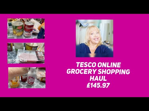 TESCO ONLINE GROCERY SHOPPING HAUL