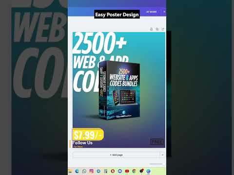 Easy Digital Products Poster Design With Canva #graphicdesign #graphicdesigner #canvatutorial