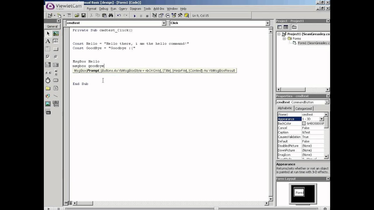 Visual Basic (VB) Tutorial - 5.1 - Constants and Comments [TutorialGenius.com]
