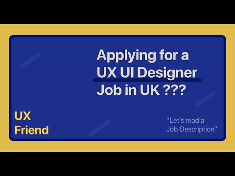 UX/UI Designer in the UK – Job Description EXPLAINED!